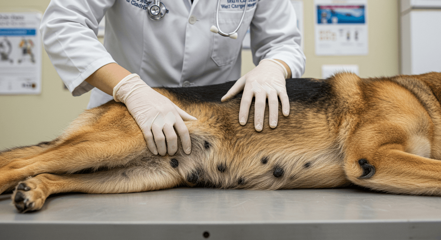 Black Marks on Dog's Stomach: Health Guide