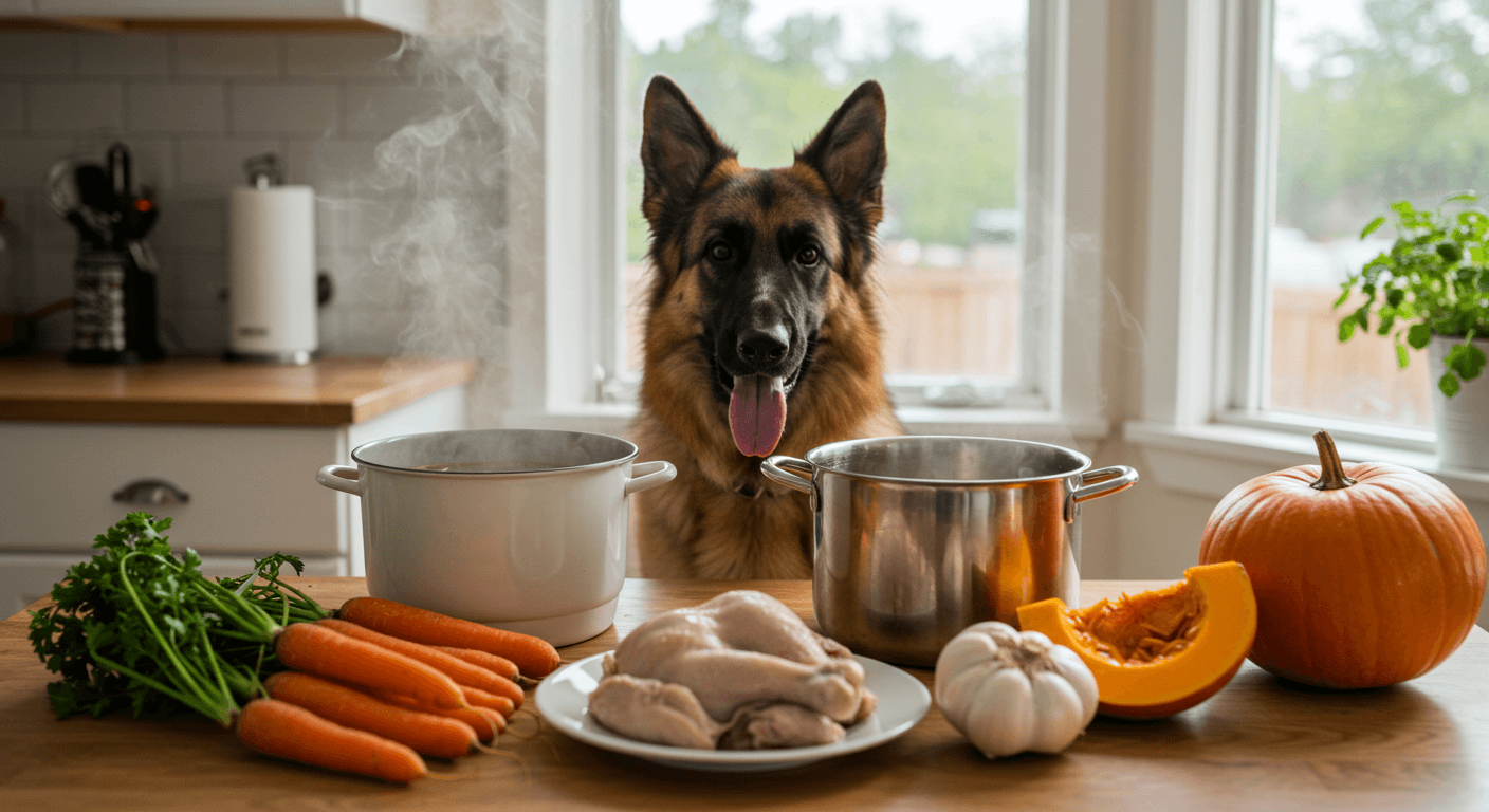How To Make Nutritious Soup For Dogs At Home